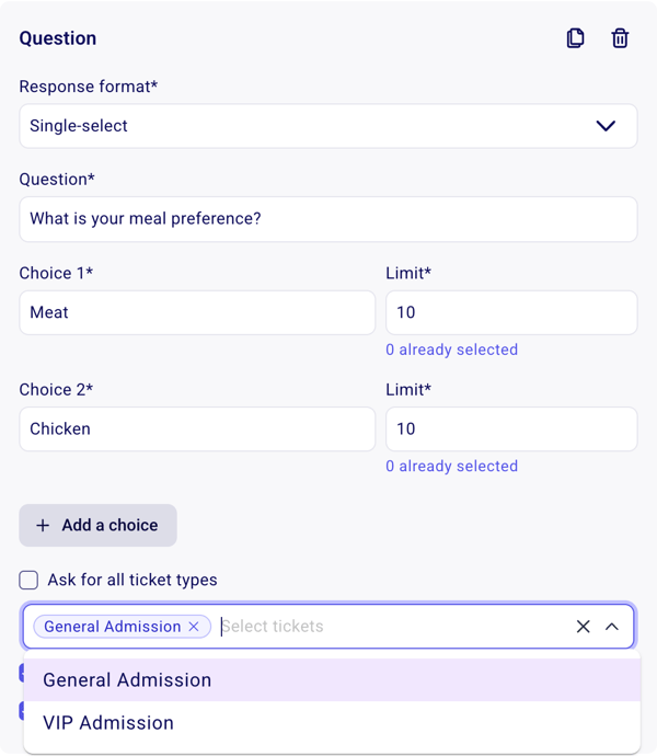 Configuring an event form with Zeffy's brand-new live form editor